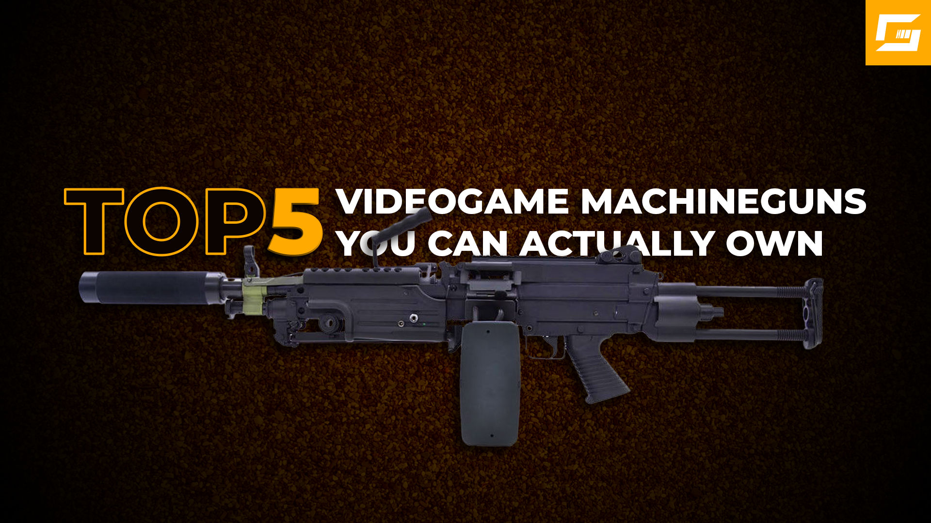GunSpot Academy | Top 5 Video Game Machine Guns You Can Actually Own