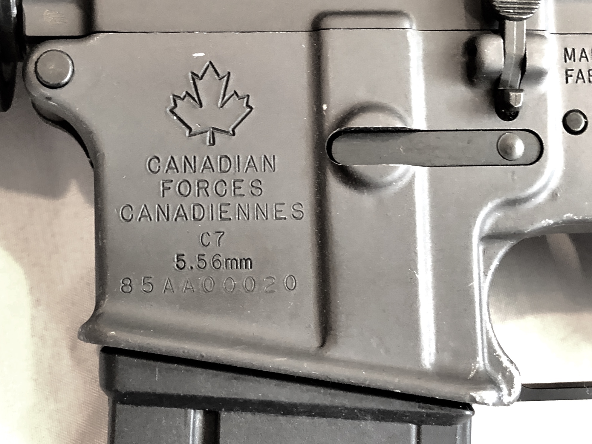 GS | Gun Auction: Colt Diemaco C7 Canadian Forces Marked 5.56mm Machine Gun