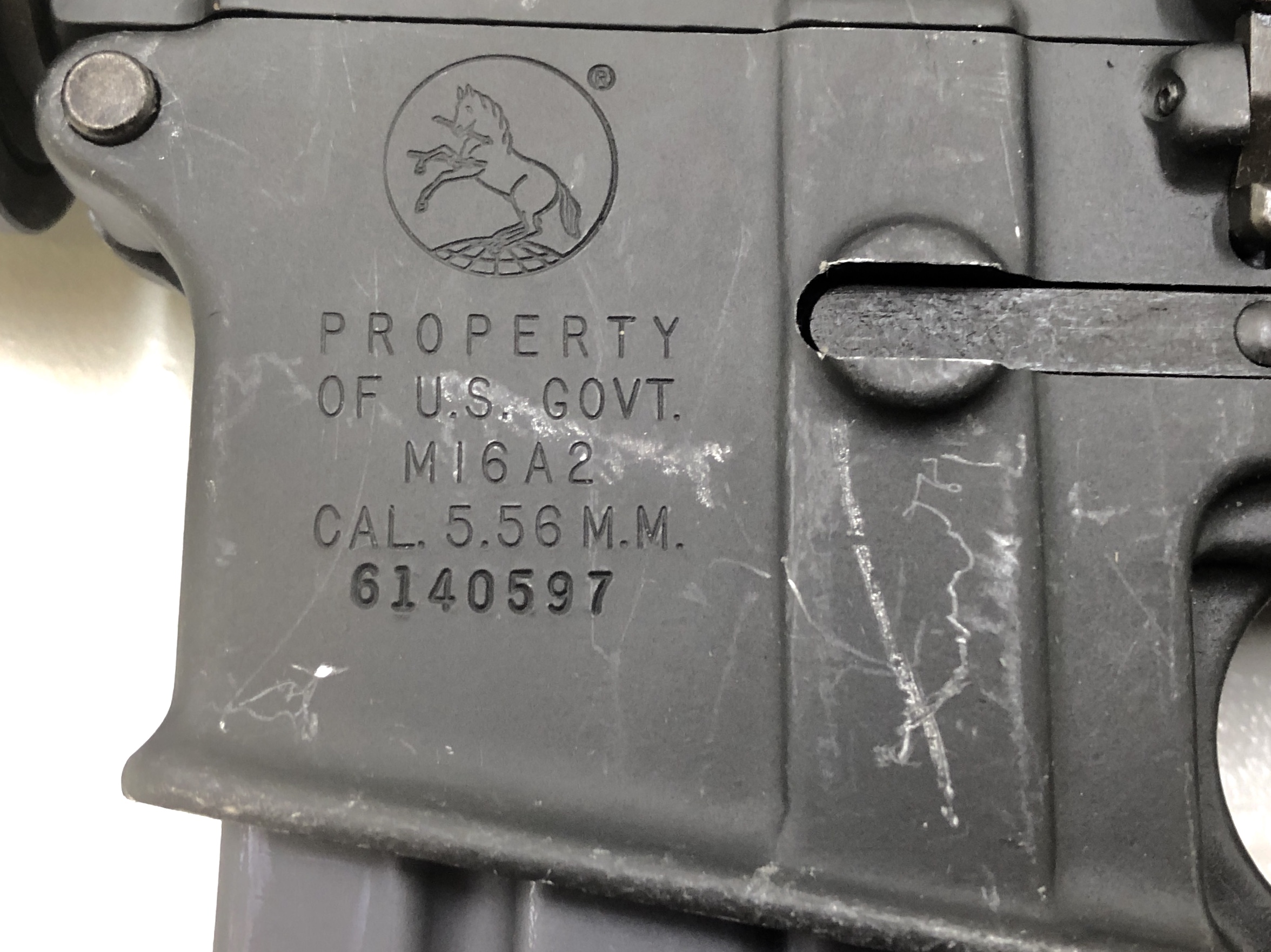 GS | Gun Auction: Rare US Property Marked Colt M16A2 5.56mm Machine Gun ...