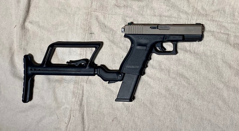 GS | Gun Auction: Glock 40 w/Stock NO Law Letter POST SAMPLE MACHINE GUN