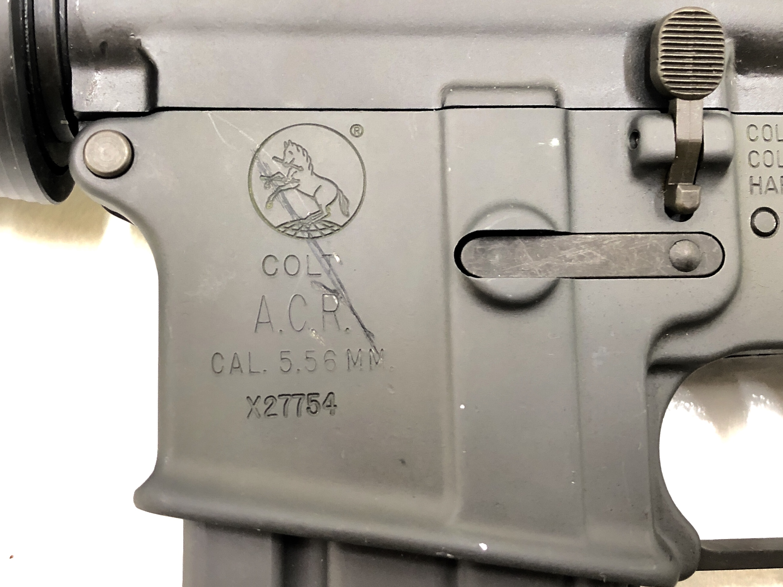 GS | Gun Auction: Rare Protoype Colt ACR 5.56mm Machine Gun W/ X ...