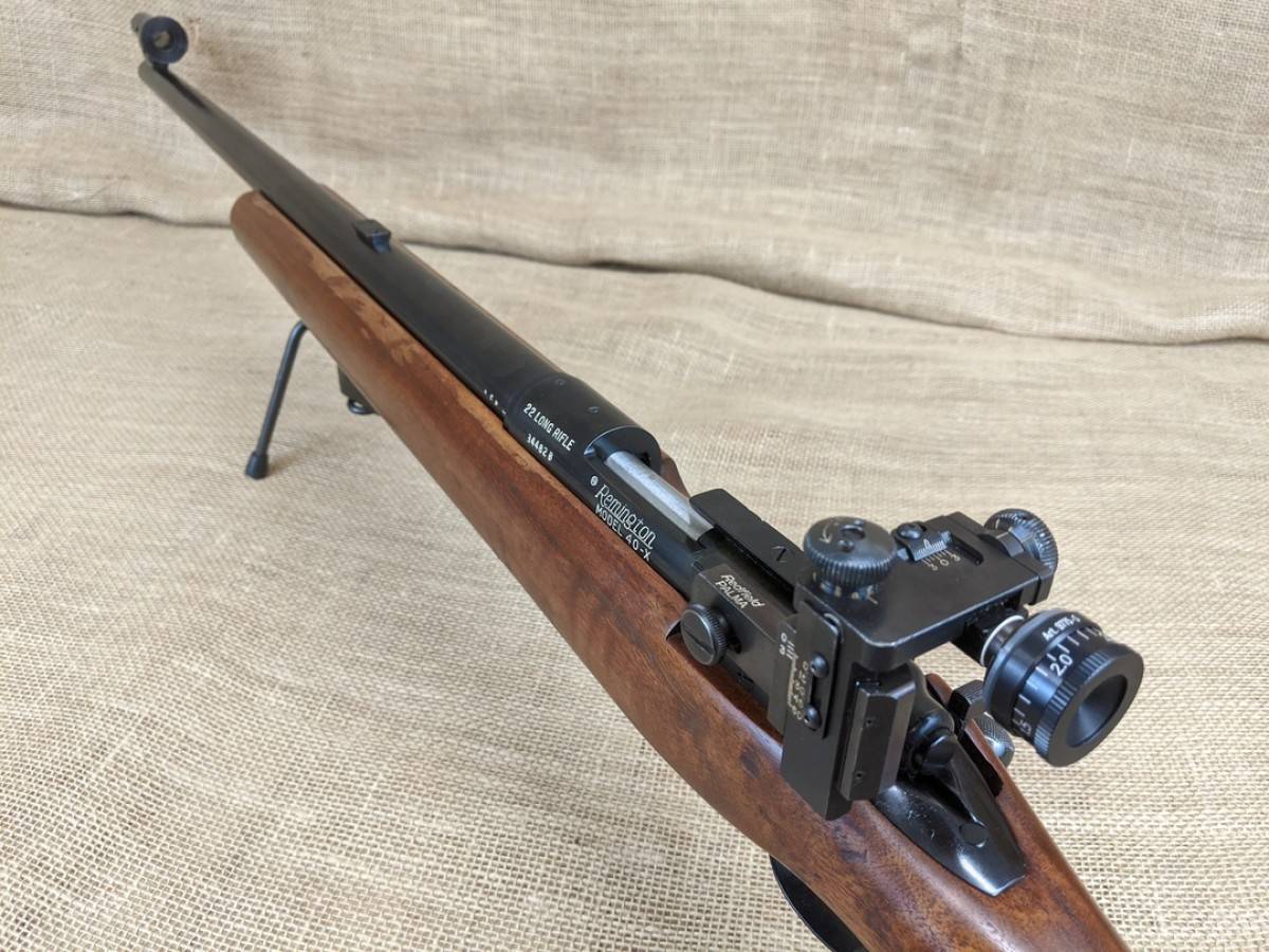 GS | Gun Auction: REMINGTON 40X 22LR WITH F&R REDFIELD PEEP SIGHTS