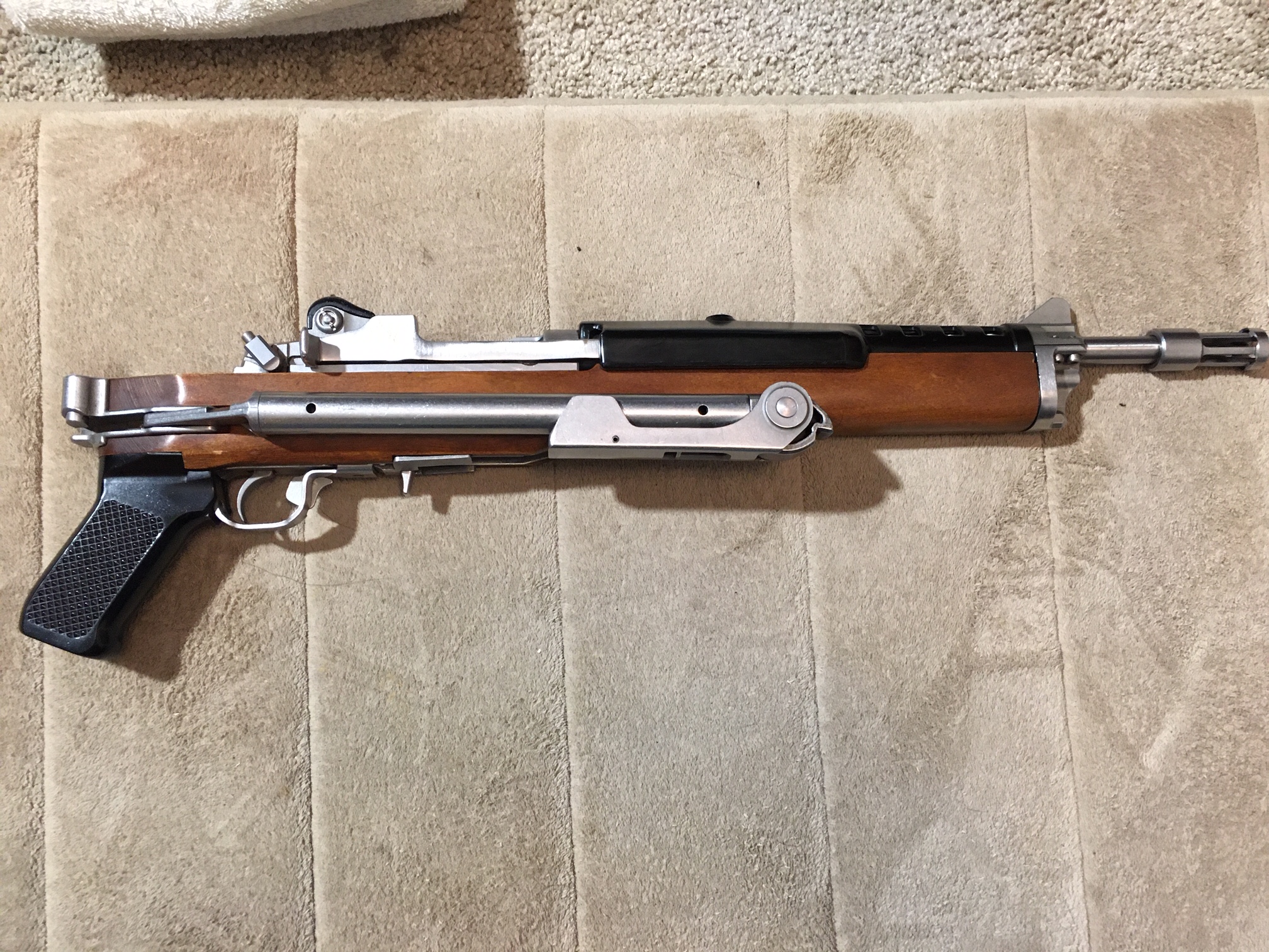 GS | Gun Auction: Ruger AC556 Stainless Steel Folder
