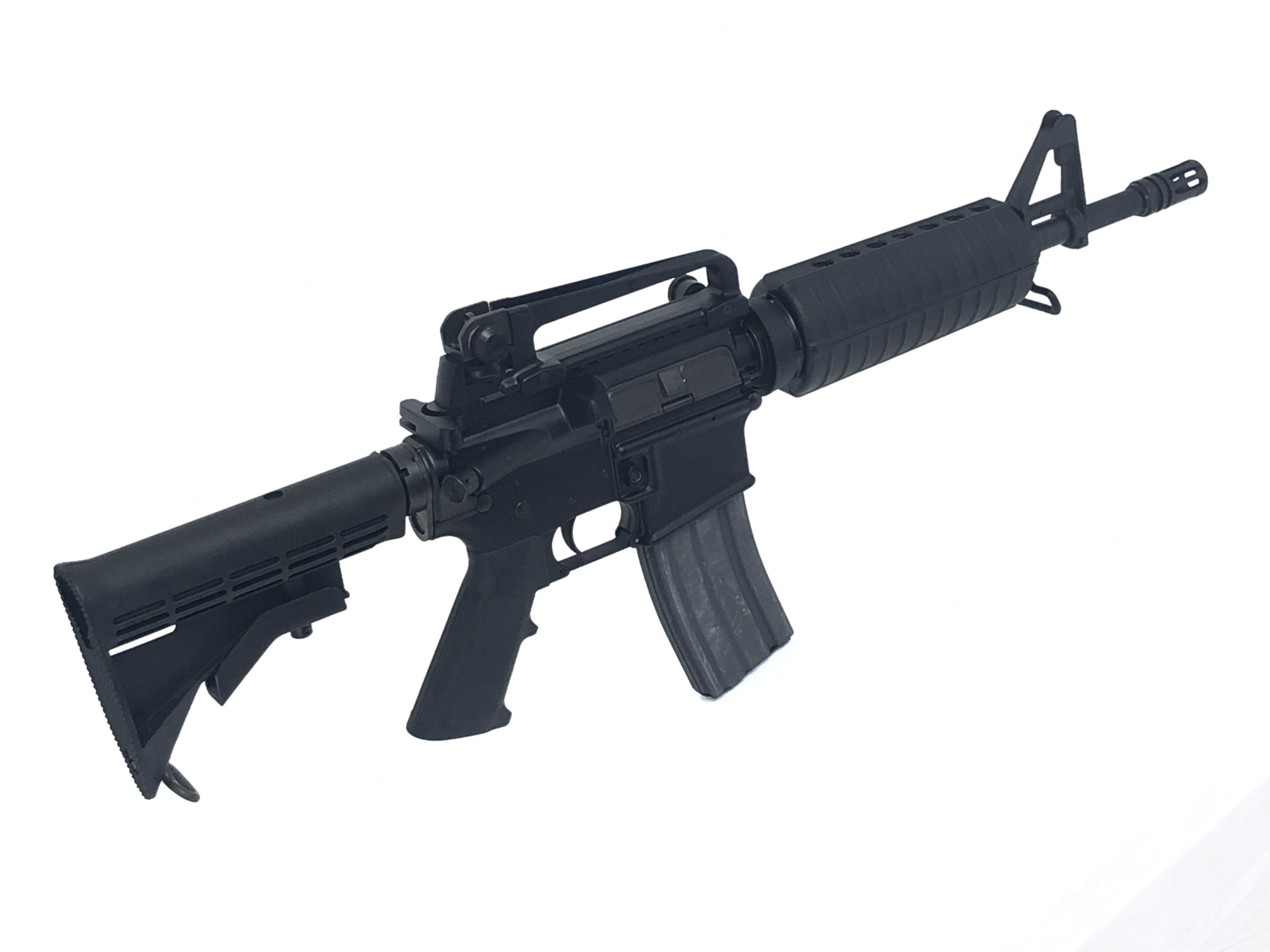 GS | Gun Auction: Rare Factory Original Black Colt M16A2 Commando 11.5 ...