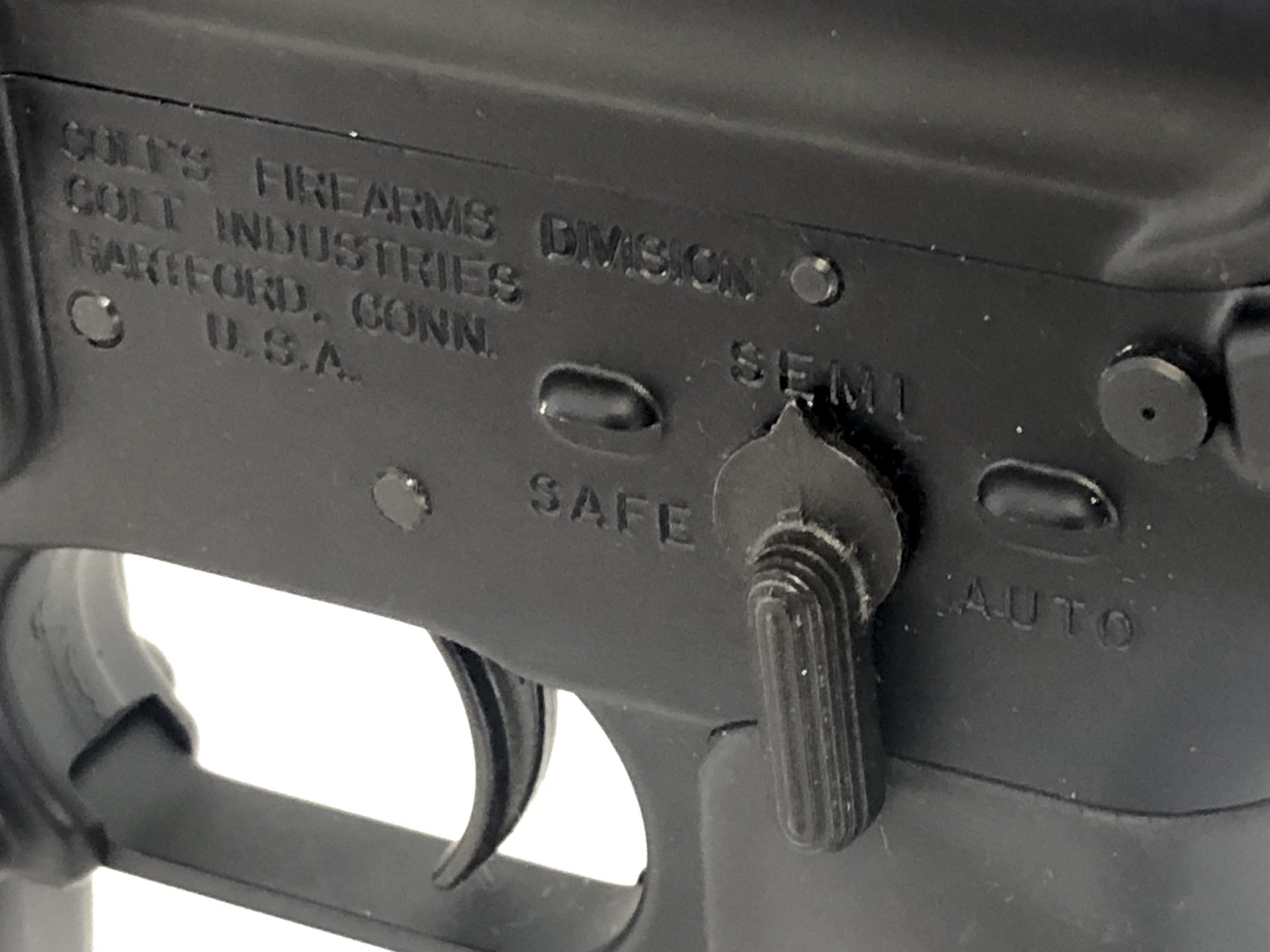 GS | Gun Auction: Rare Factory Original Black Colt M16A2 Commando 11.5 ...