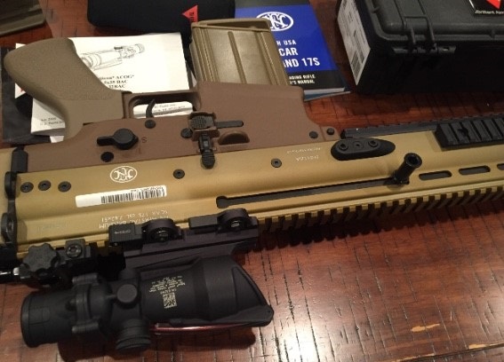 Archived Gun Listing: SCAR 17 with Trijicon ACOG TA31F | GunSpot
