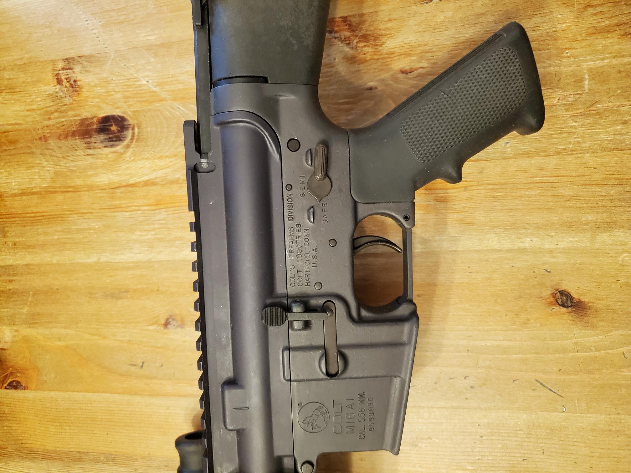 Colt M16A1 Transferable Machine Gunb w/LMG Upper Auction | GunSpot