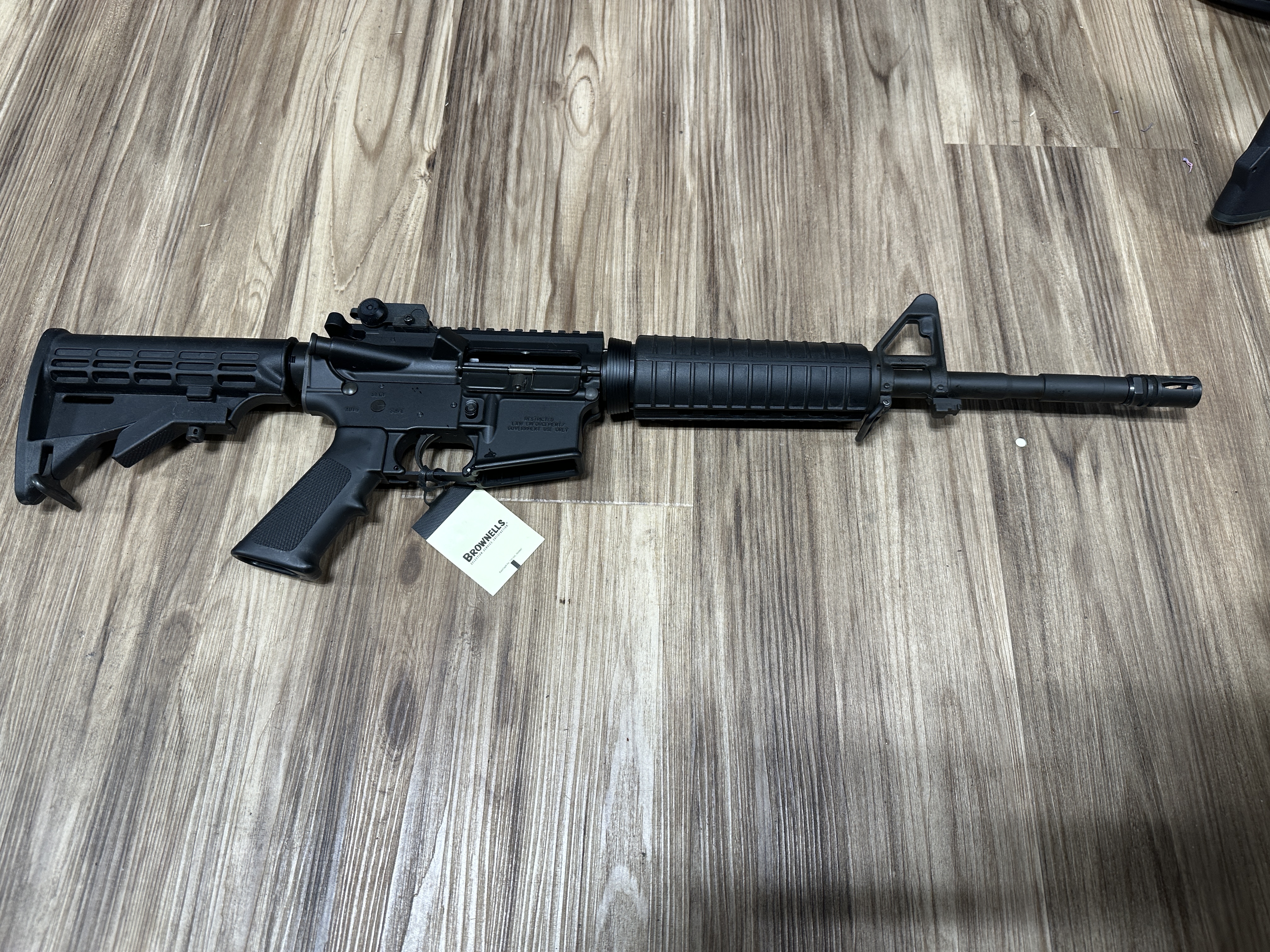 GS | Gun Auction: NO LAW LETTER POST SAMPLE DPMS M160 .223 MACHIEN GUN