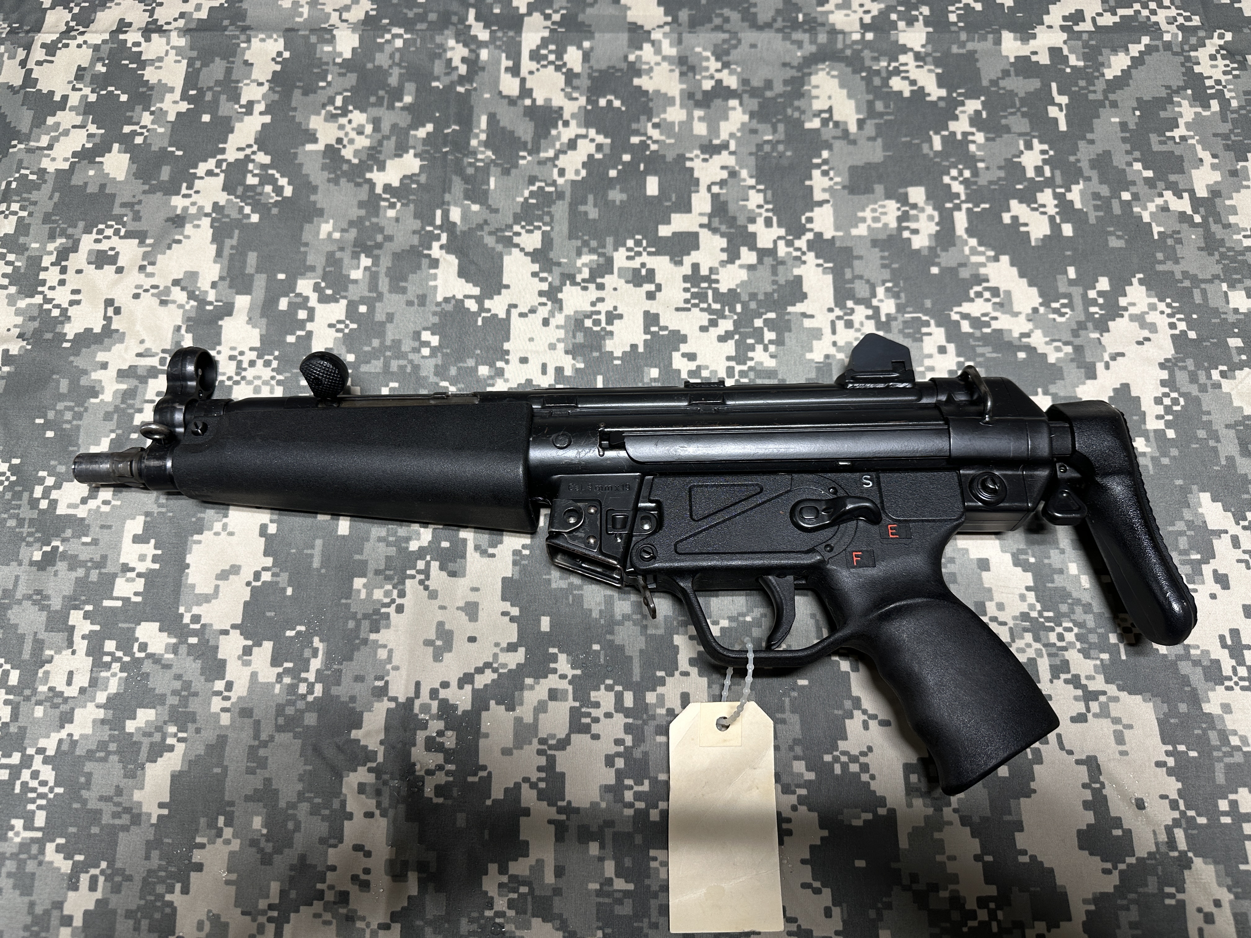 GS | Gun Auction: NO LAW LETTER POST SAMPLE FACTORY HK MP5A3 MACHINE GUN