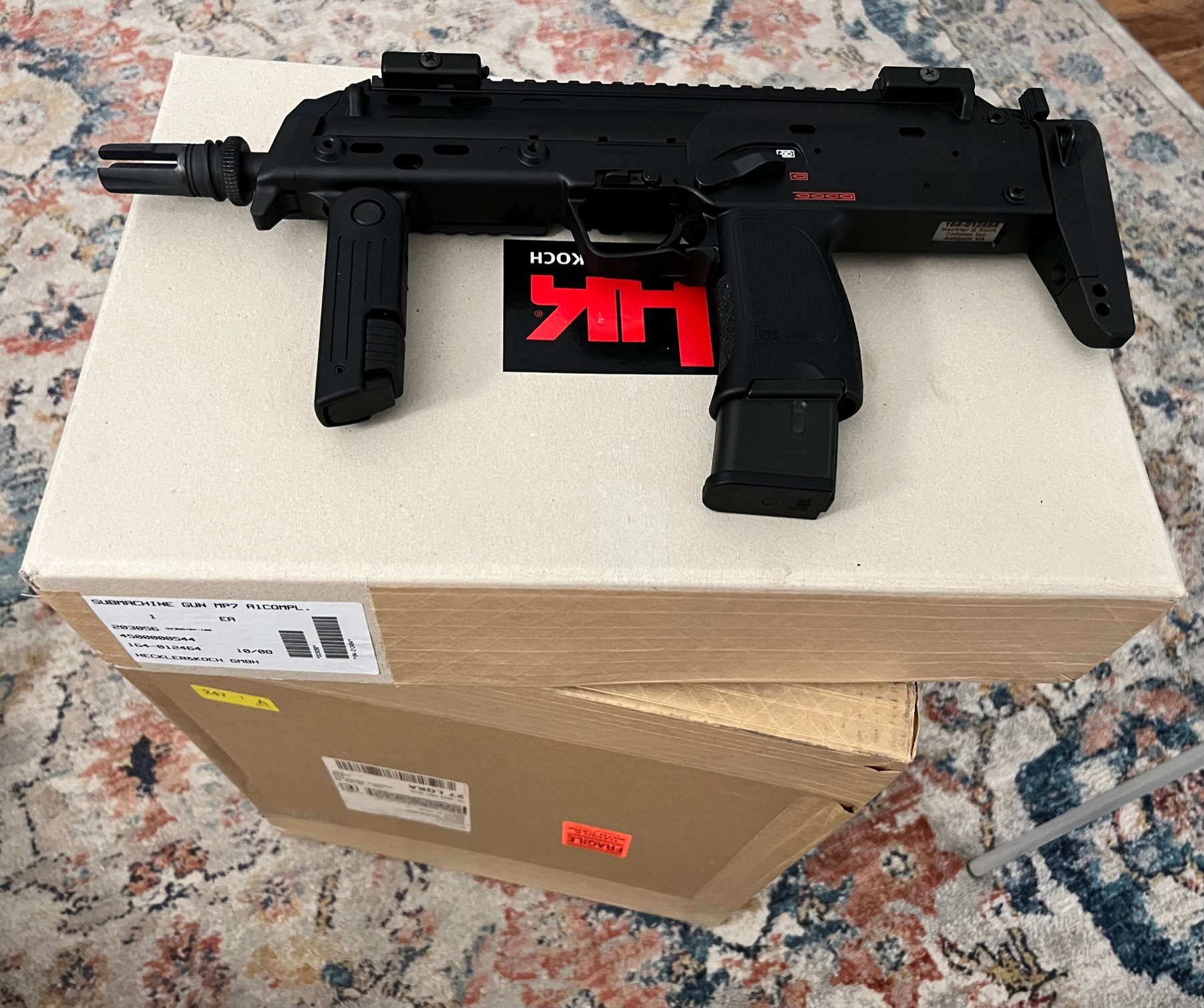 GS | Gun Auction: NO LAW LETTER POST SAMPLE FACTORY HK MP7A1 MACHINE GUN