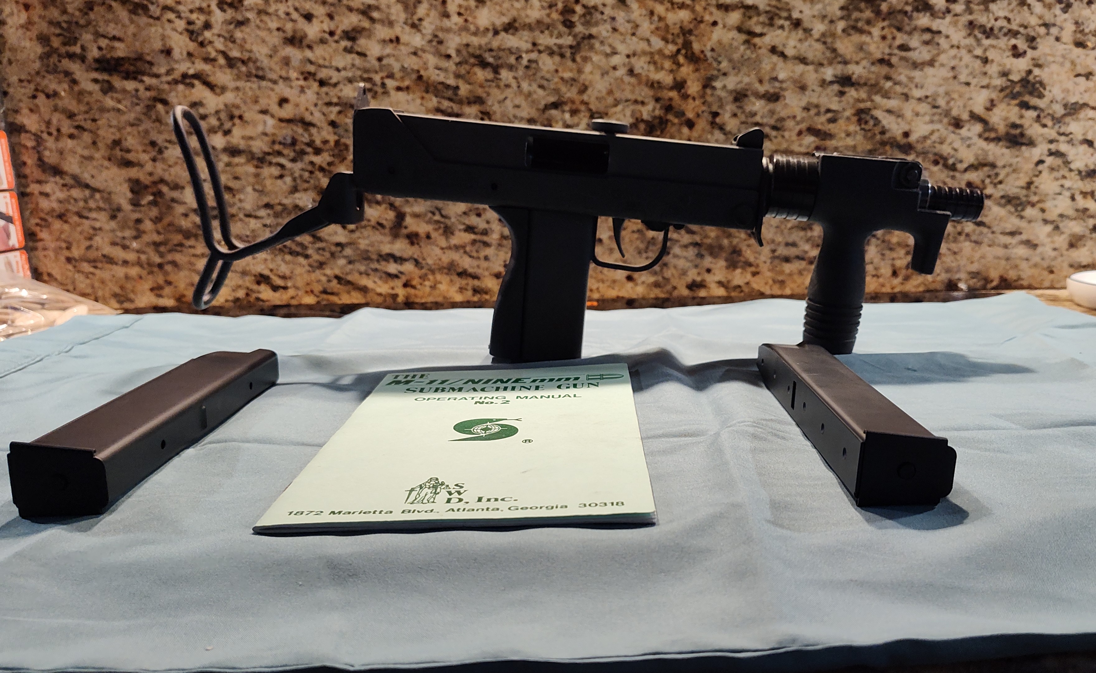 TRANSFERABLE SWD MAC M11 NINE 9mm SMG eForm-3 Cobray E… Auction | GunSpot
