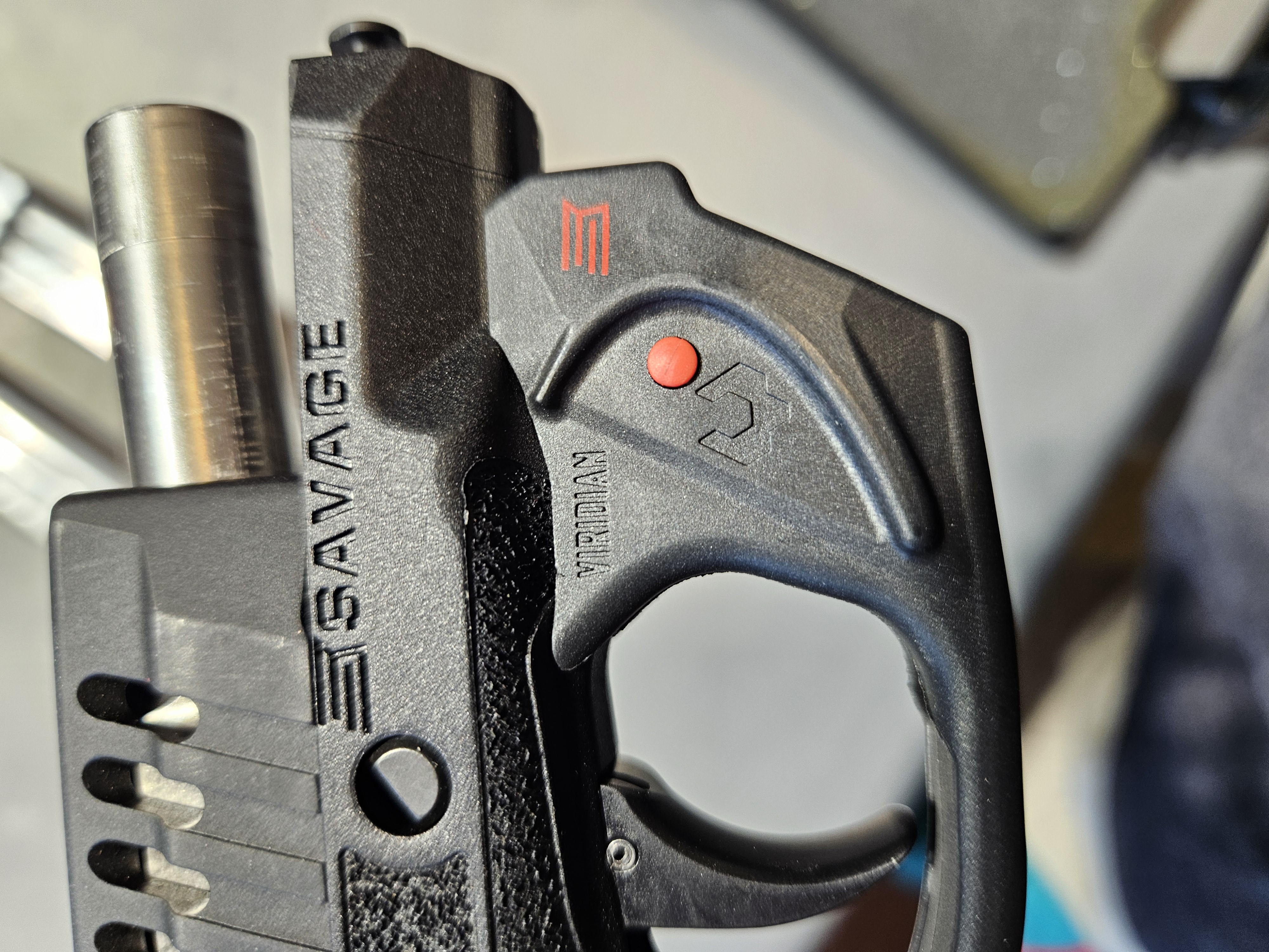 Savage Stance BLKLZ 9mm w/Viridian Red Dot Laser & Holster for Sale ...