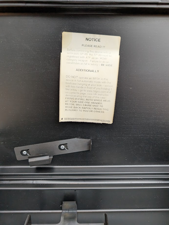 Original HK MP5K Operational Briefcase for Sale | Midwest Tactical ...