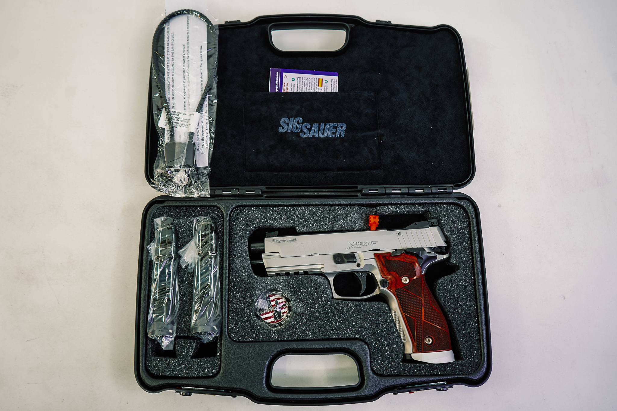 GS | Gun Auction: SIG SAUER P226 X-FIVE CLASSIC OPTICS READY STAINLESS ...