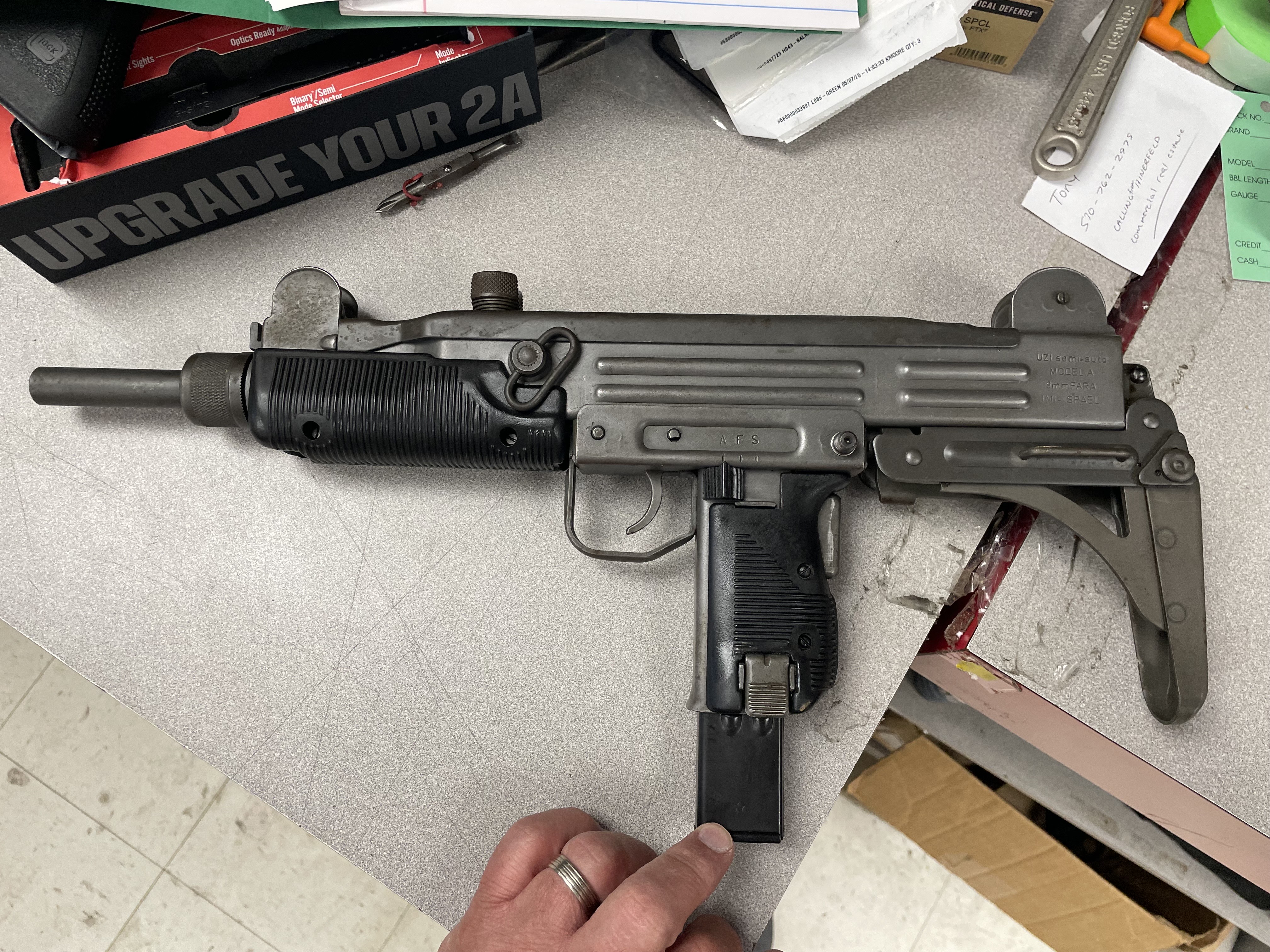 Uzi 9mm Transferable Machine Gun for Sale | Midwest Tactical | GunSpot